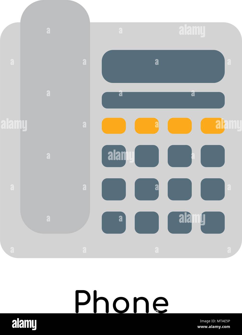 Phone icon isolated on white background for your web and mobile app ...