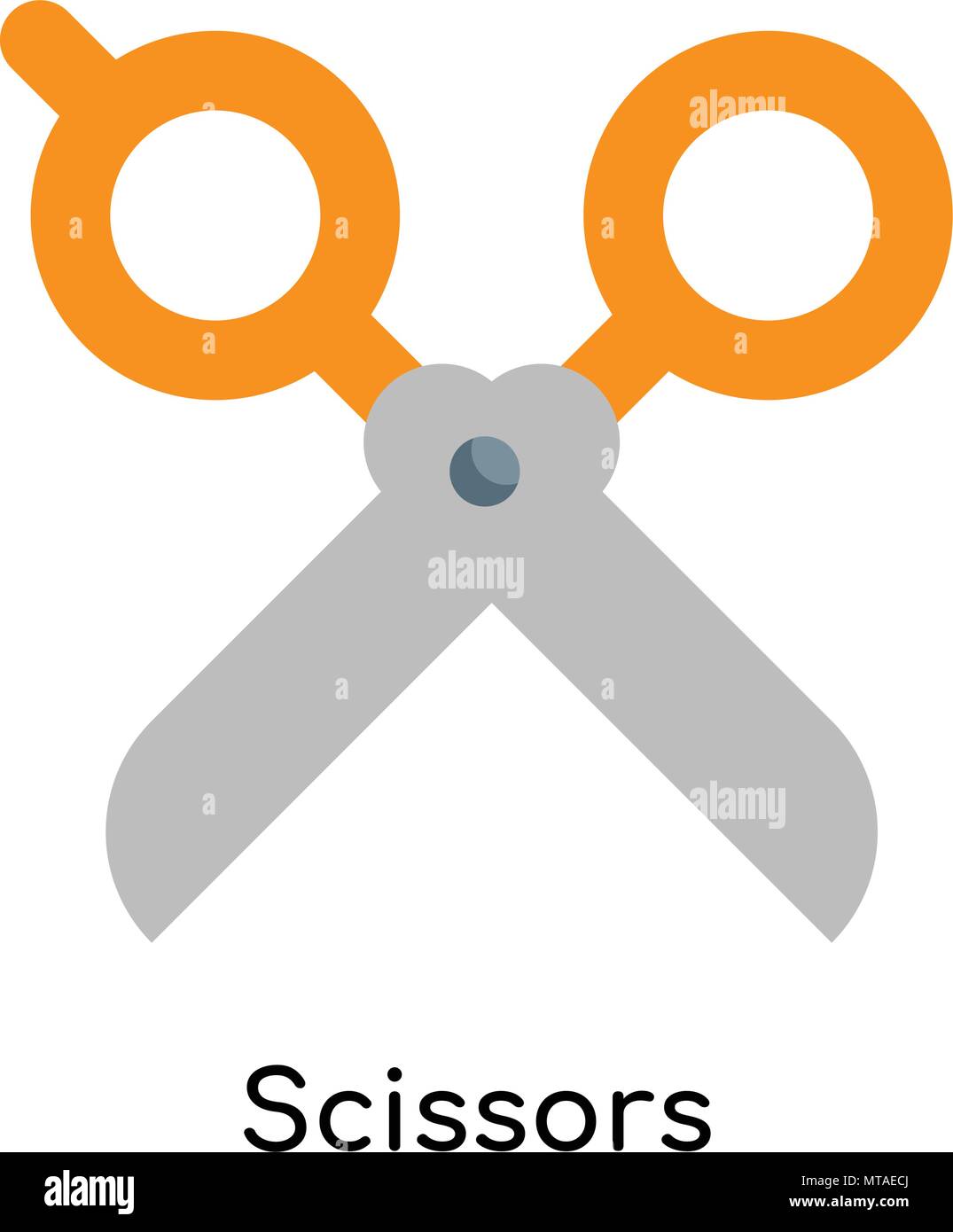 Scissors icon isolated on white background for your web and mobile app ...