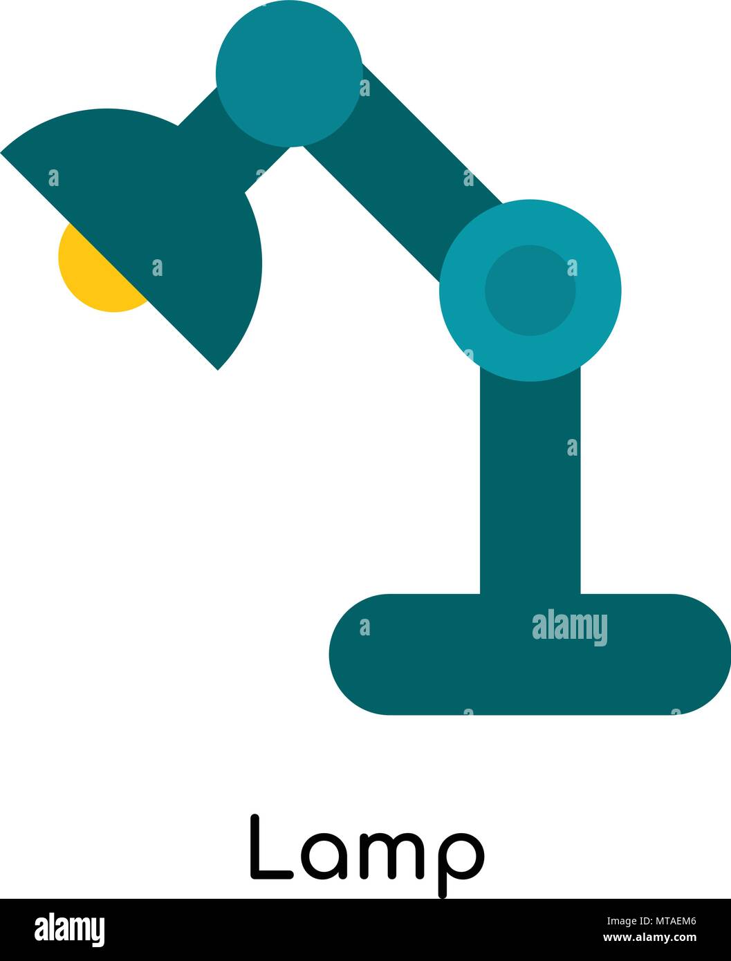 Lamp icon isolated on white background for your web and mobile app ...