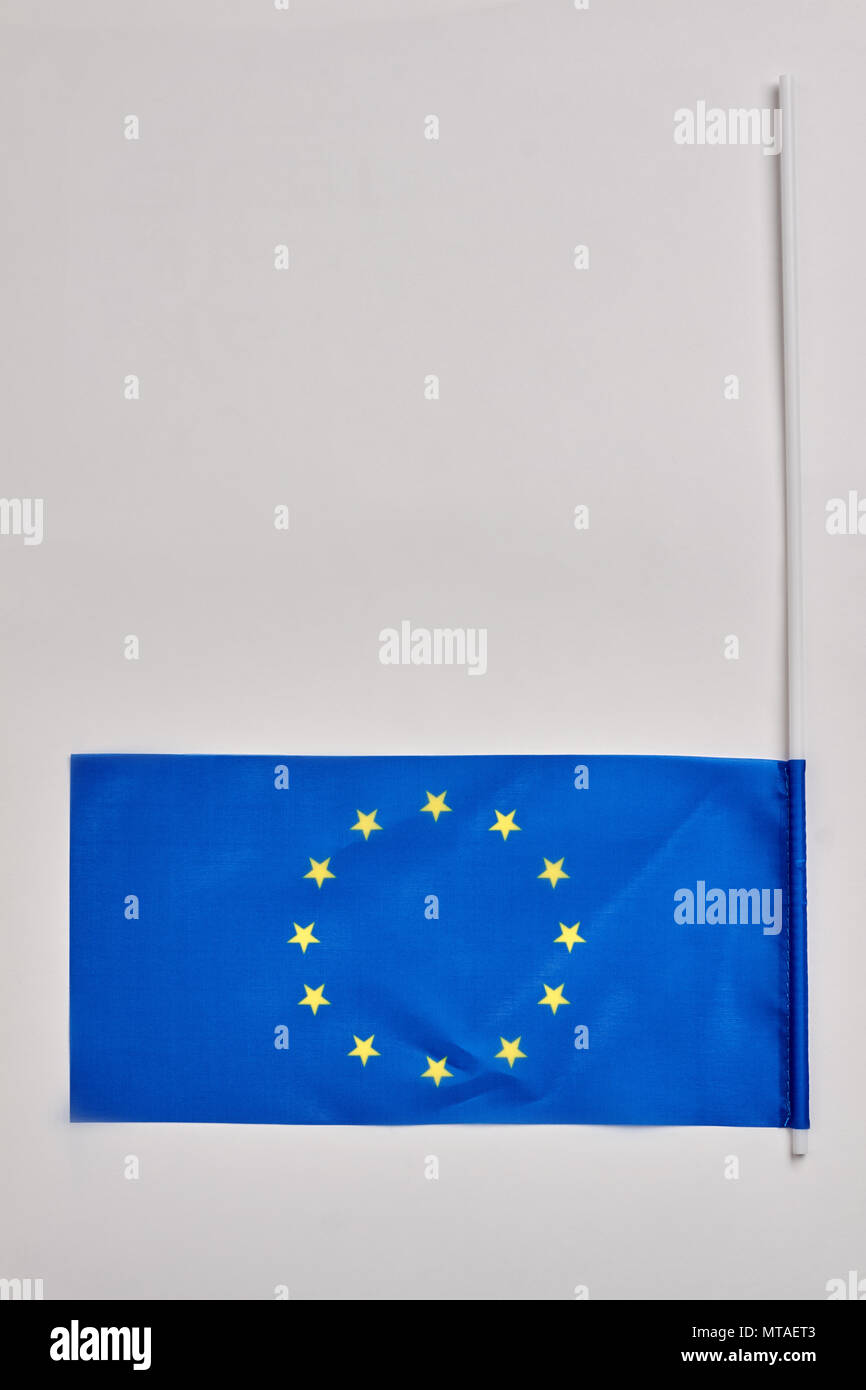 European Union Flag. Isolated on white background Stock Photo - Alamy