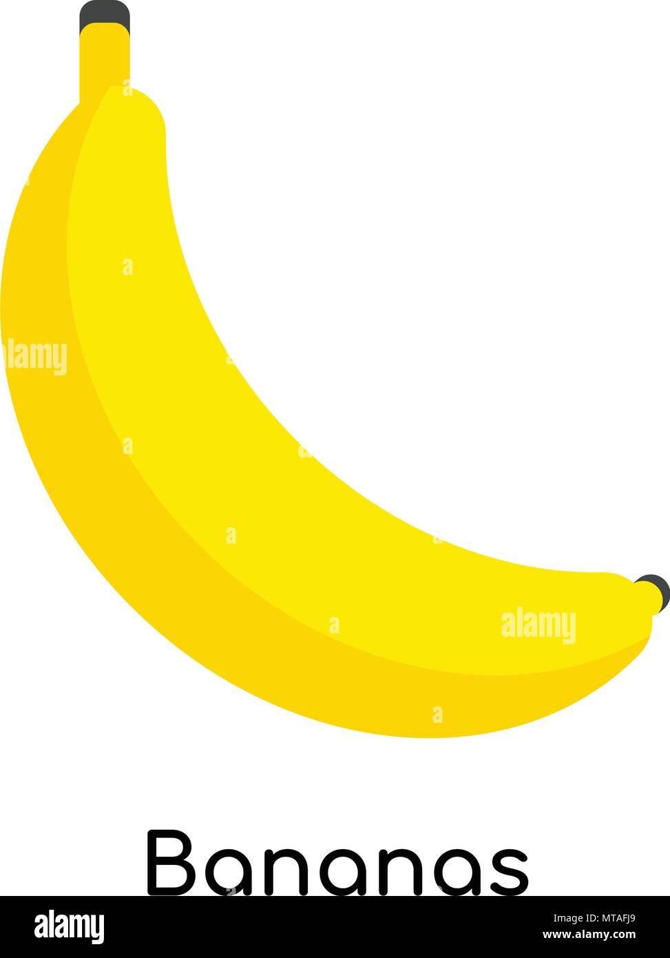 Bananas icon isolated on white background for your web and mobile app ...