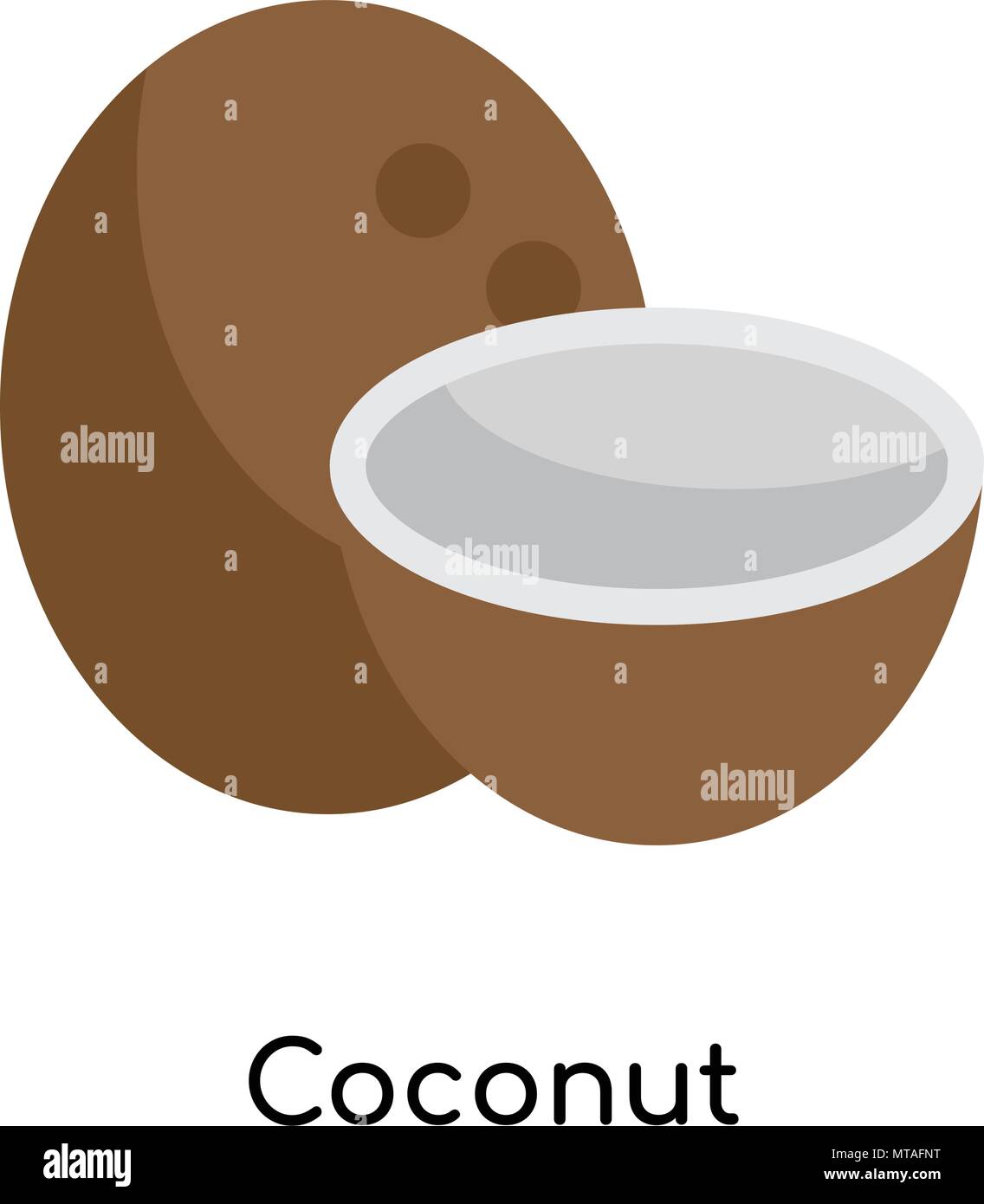 Coconut icon isolated on white background for your web and mobile app ...