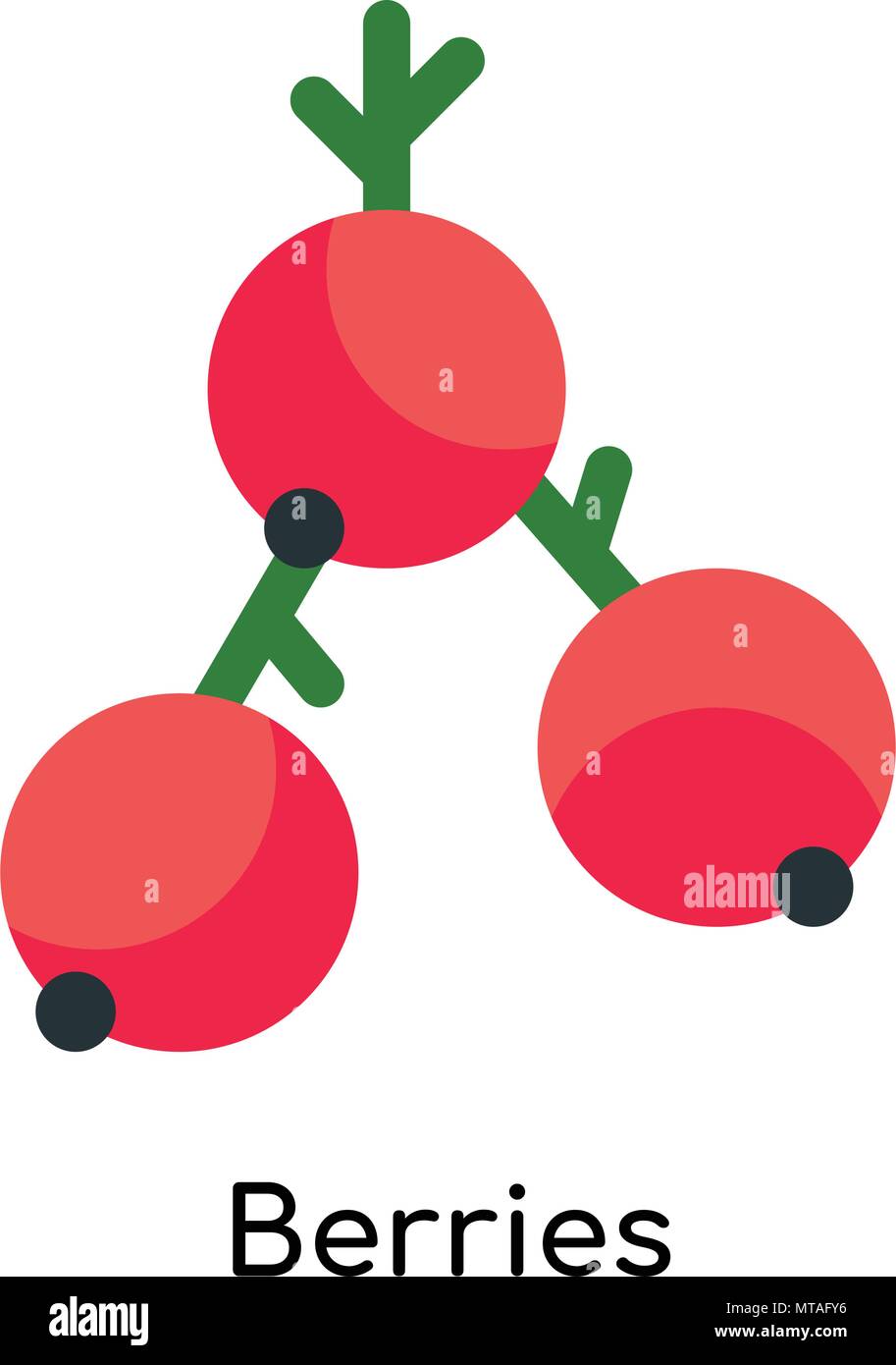 Berries icon isolated on white background for your web and mobile app ...