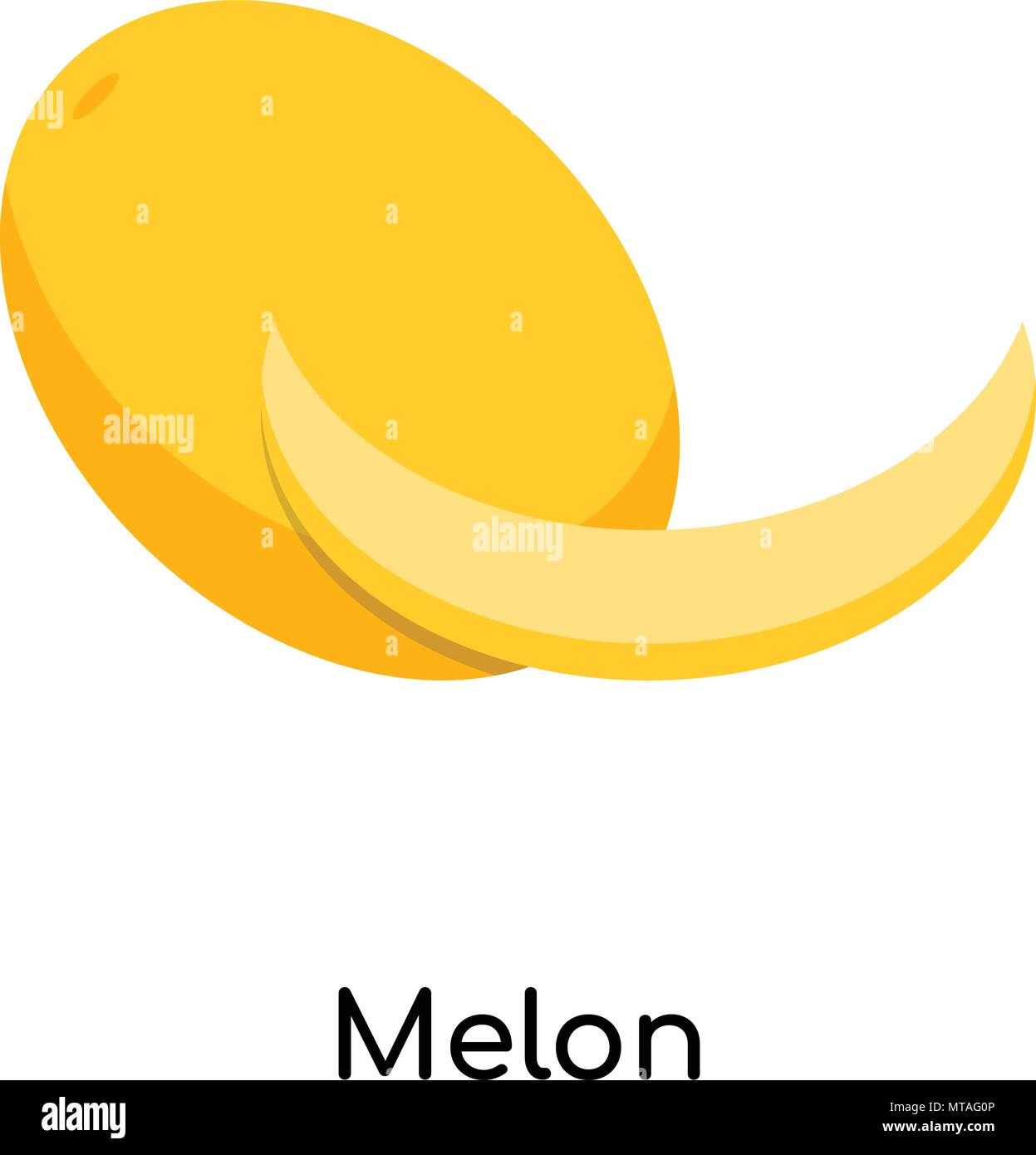 Melon icon isolated on white background for your web and mobile app ...