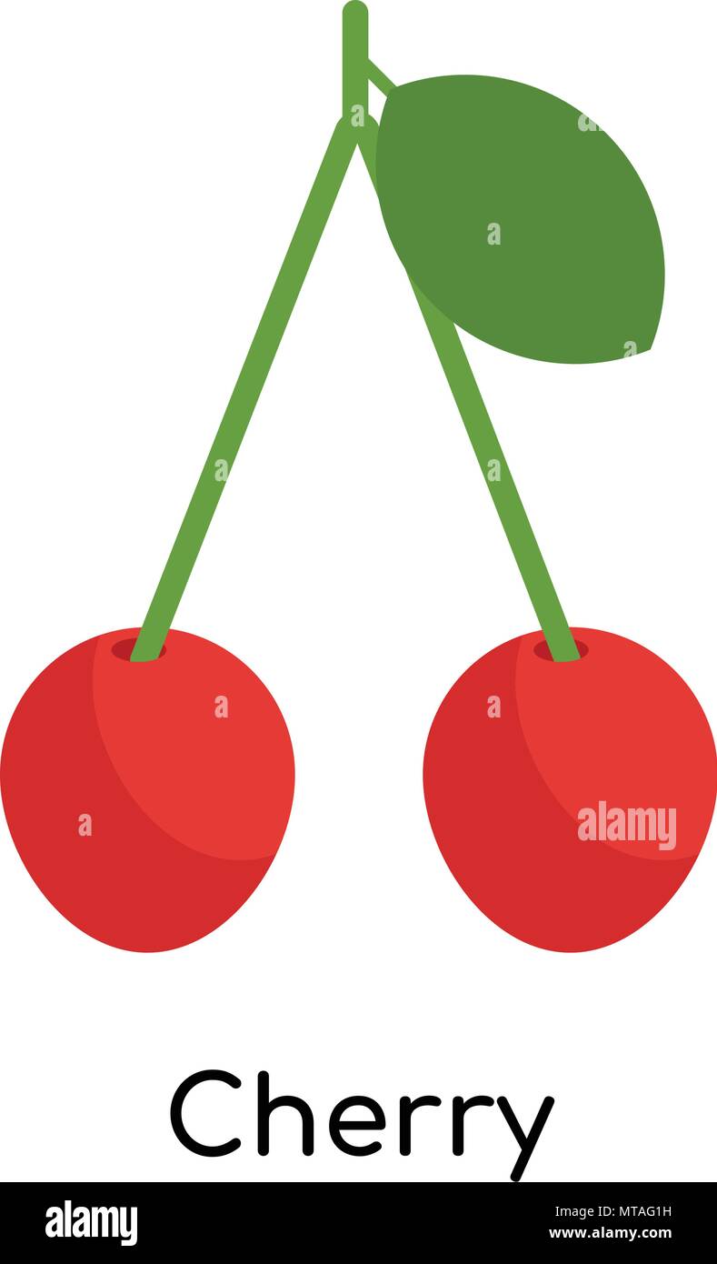 Cherry icon isolated on white background for your web and mobile app ...