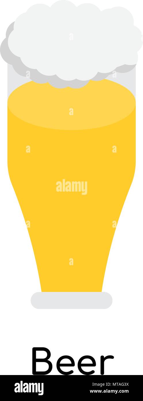 Beer icon isolated on white background for your web and mobile app ...