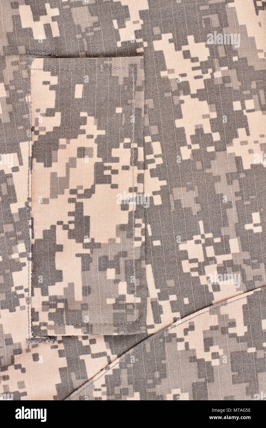 Camouflage clothes texture. Military clothes background. Close up Stock ...