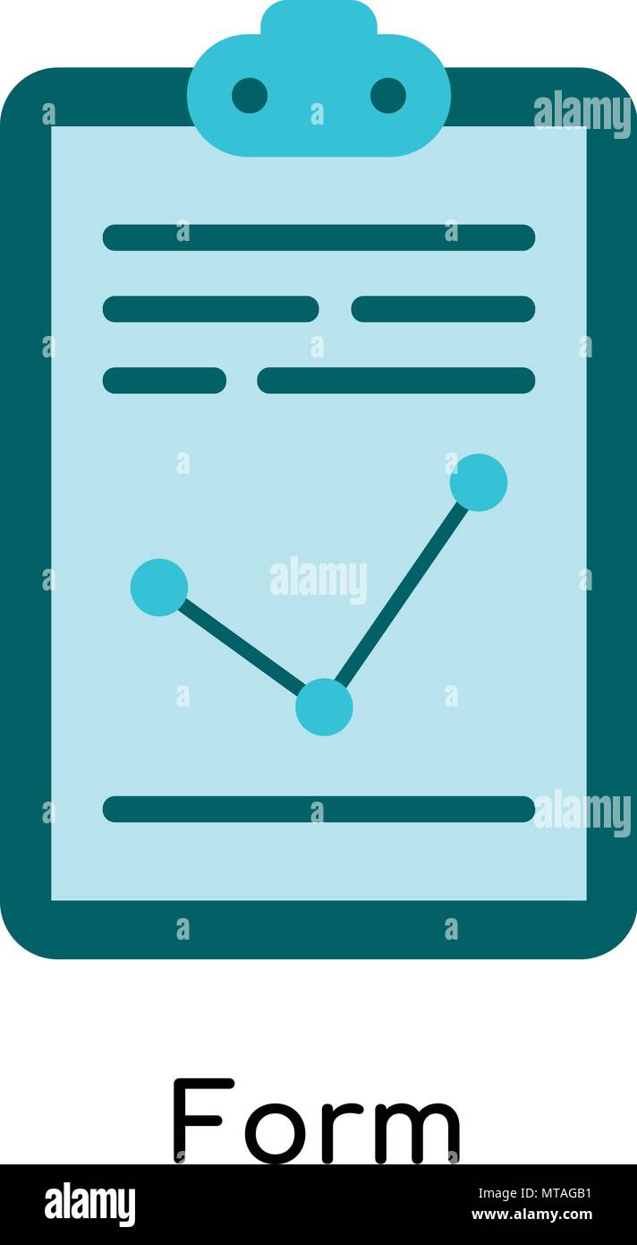 Form icon isolated on white background for your web and mobile app ...