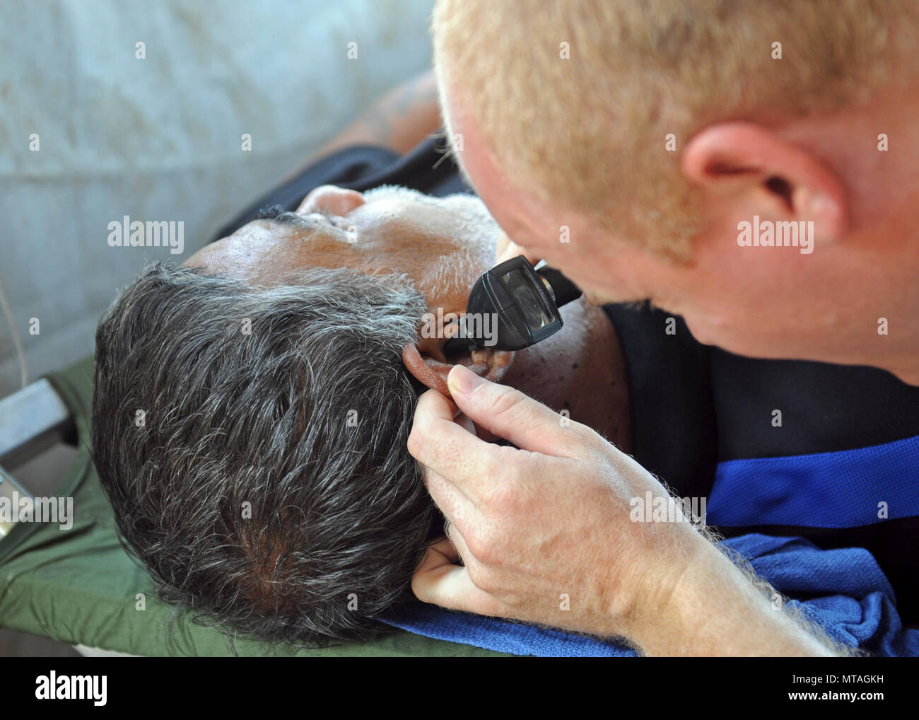 U.S. Army Lt. Col. Marcus Blackburn, a pediatrician with the Utah ...