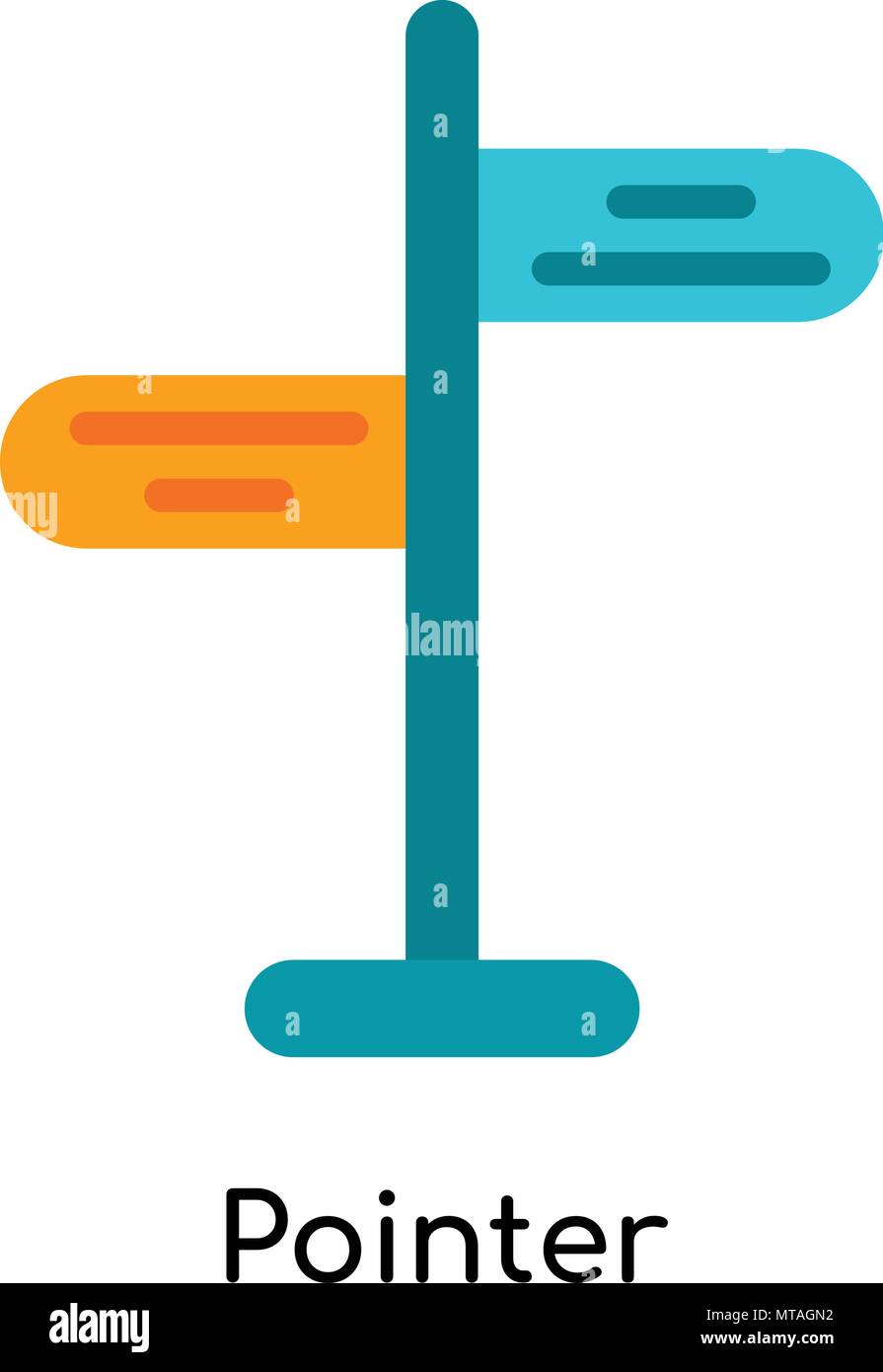 Pointer icon isolated on white background for your web and mobile app ...