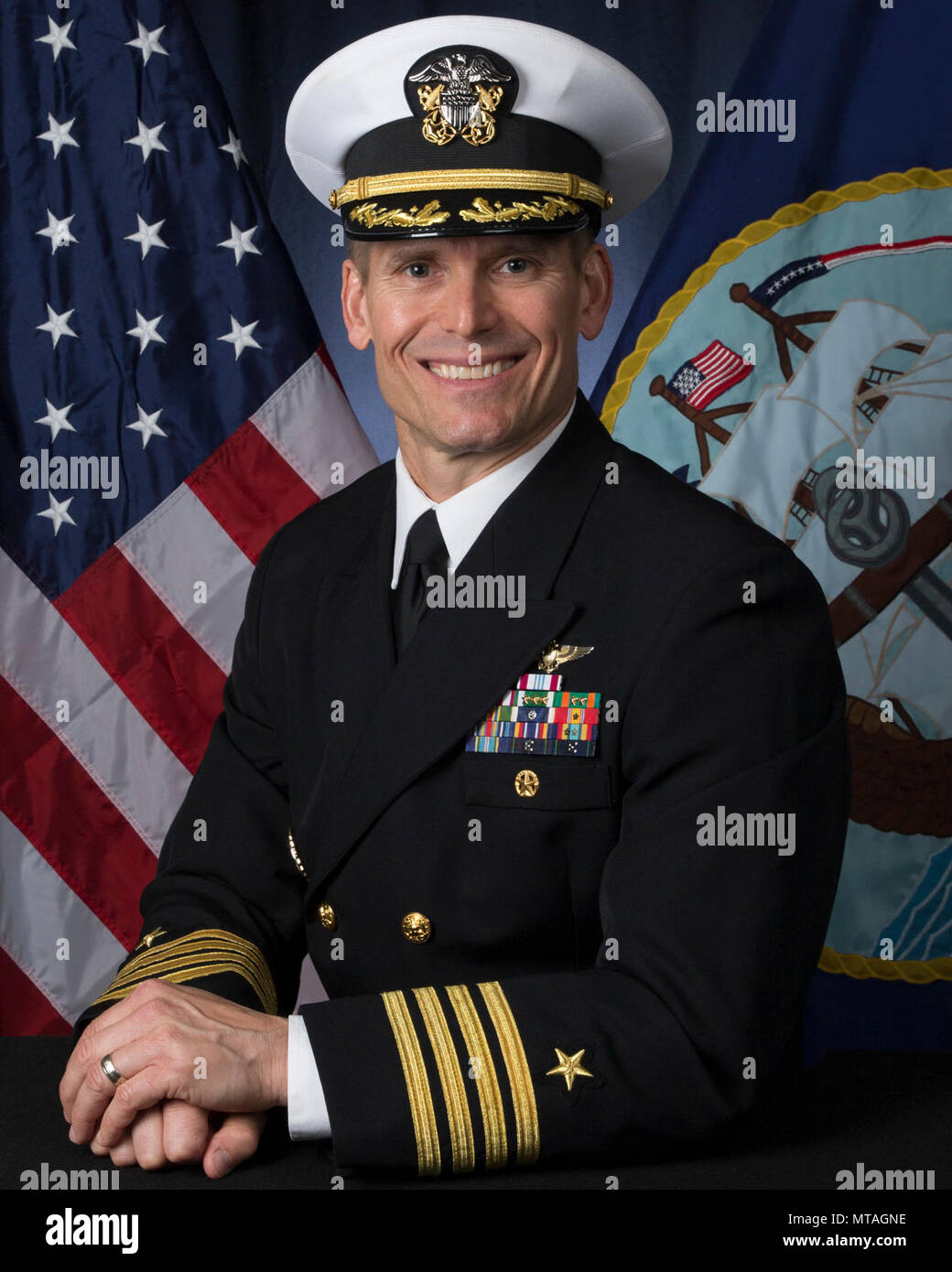 Capt. Navy Studio Photo Stock Photo - Alamy