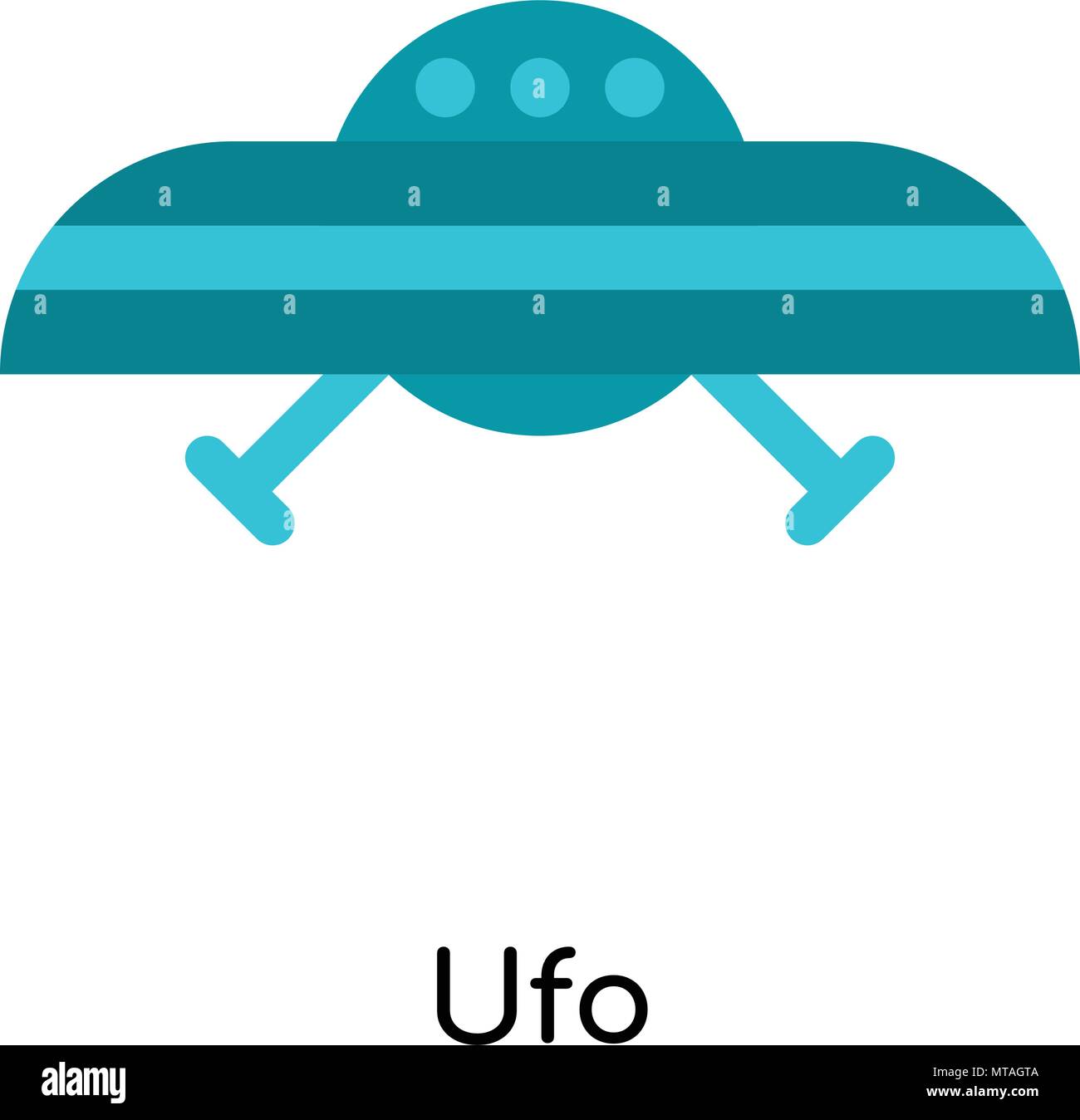 Ufo icon isolated on white background for your web and mobile app ...