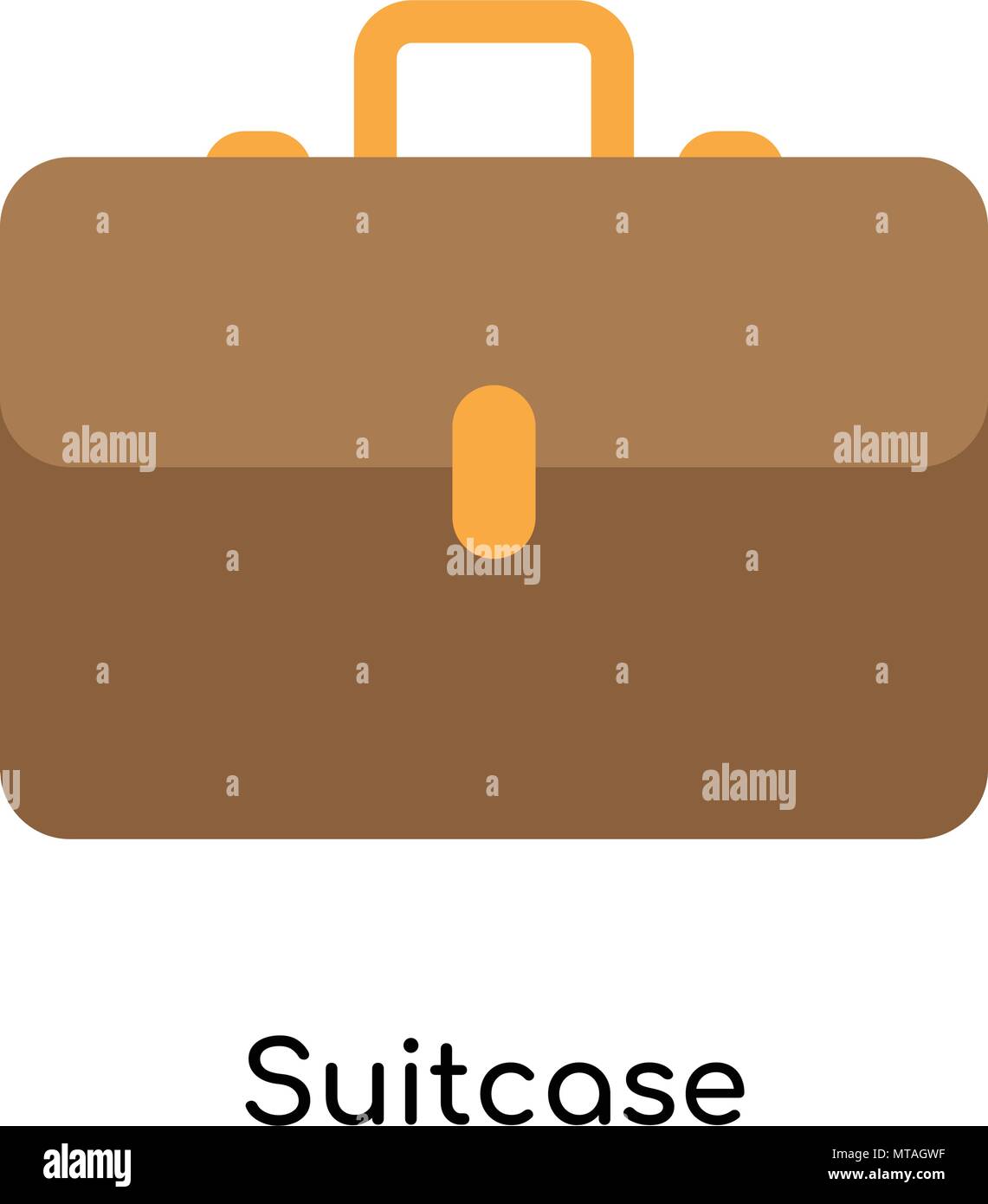 Suitcase icon isolated on white background for your web and mobile app ...