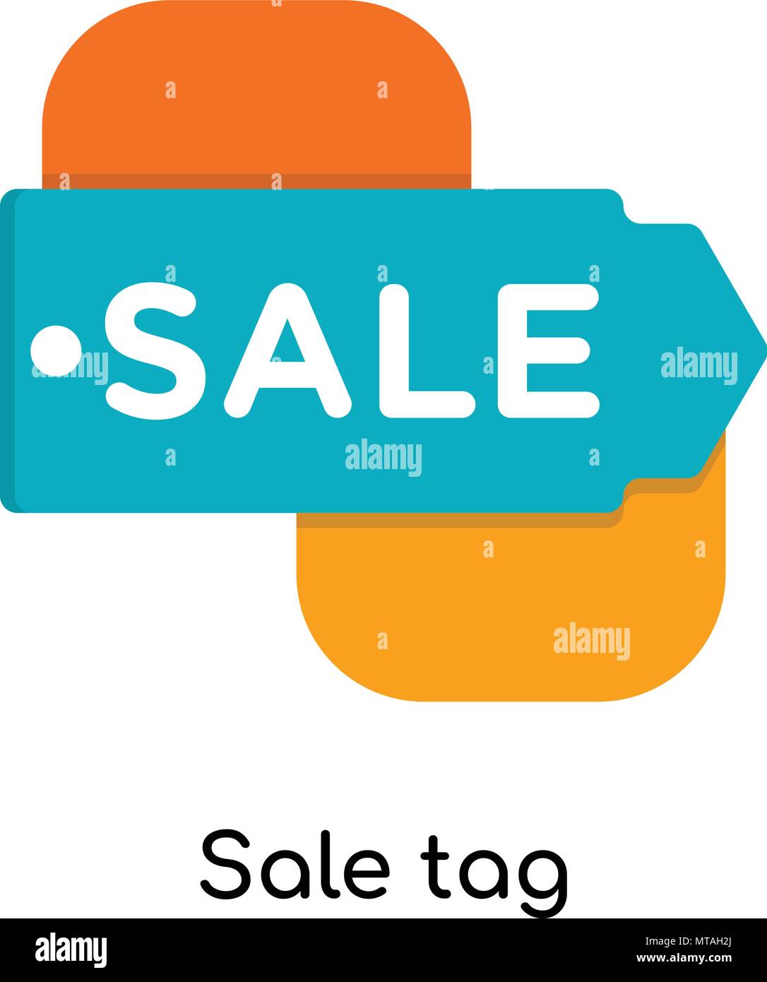 Sale tag icon isolated on white background for your web and mobile app ...