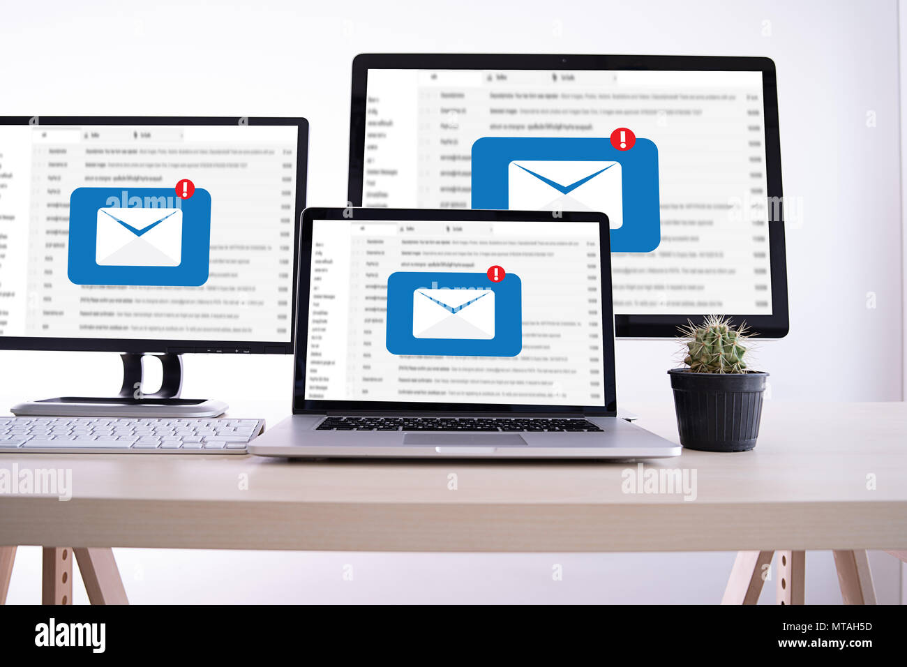 Mail Communication Connection message to mailing contacts phone Global Letters Concept Stock ...