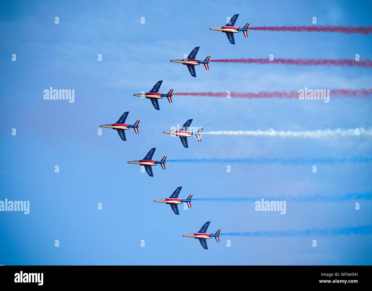 The Patrouille de France, the French air force’s aerial demonstration ...