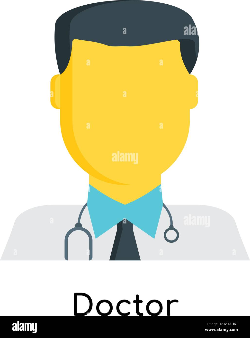 Doctor icon isolated on white background for your web and mobile app ...