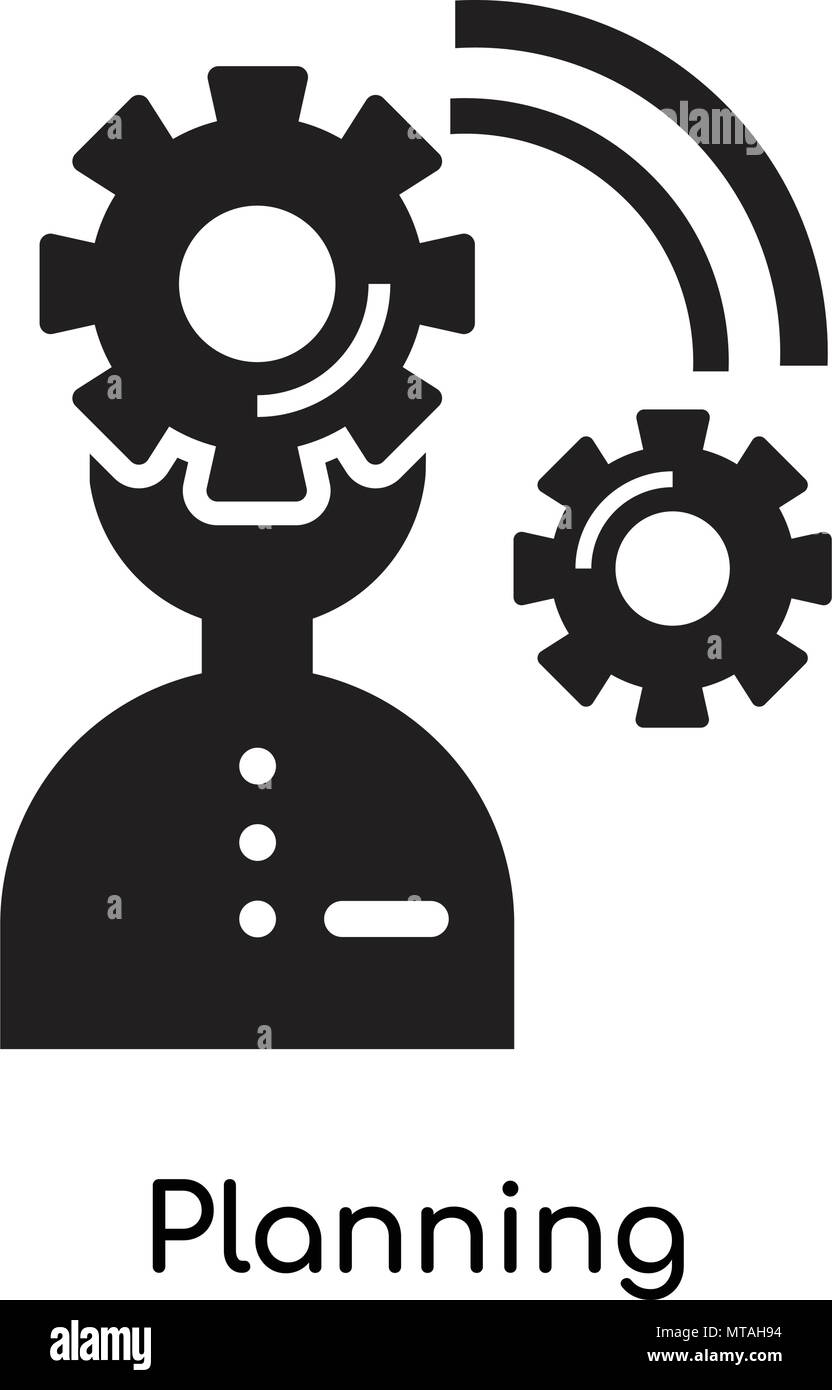 Planning icon isolated on white background for your web and mobile app ...
