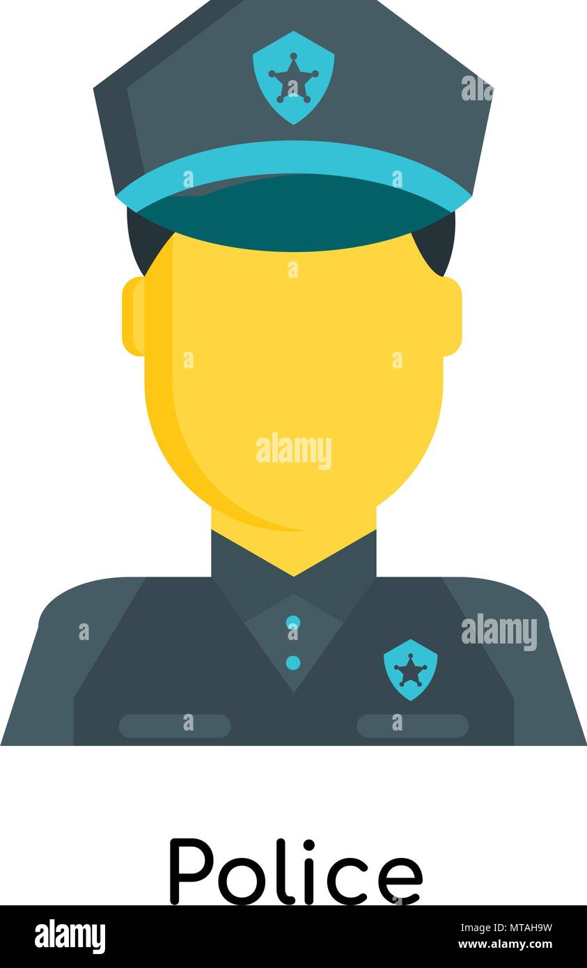 Police icon isolated on white background for your web and mobile app ...