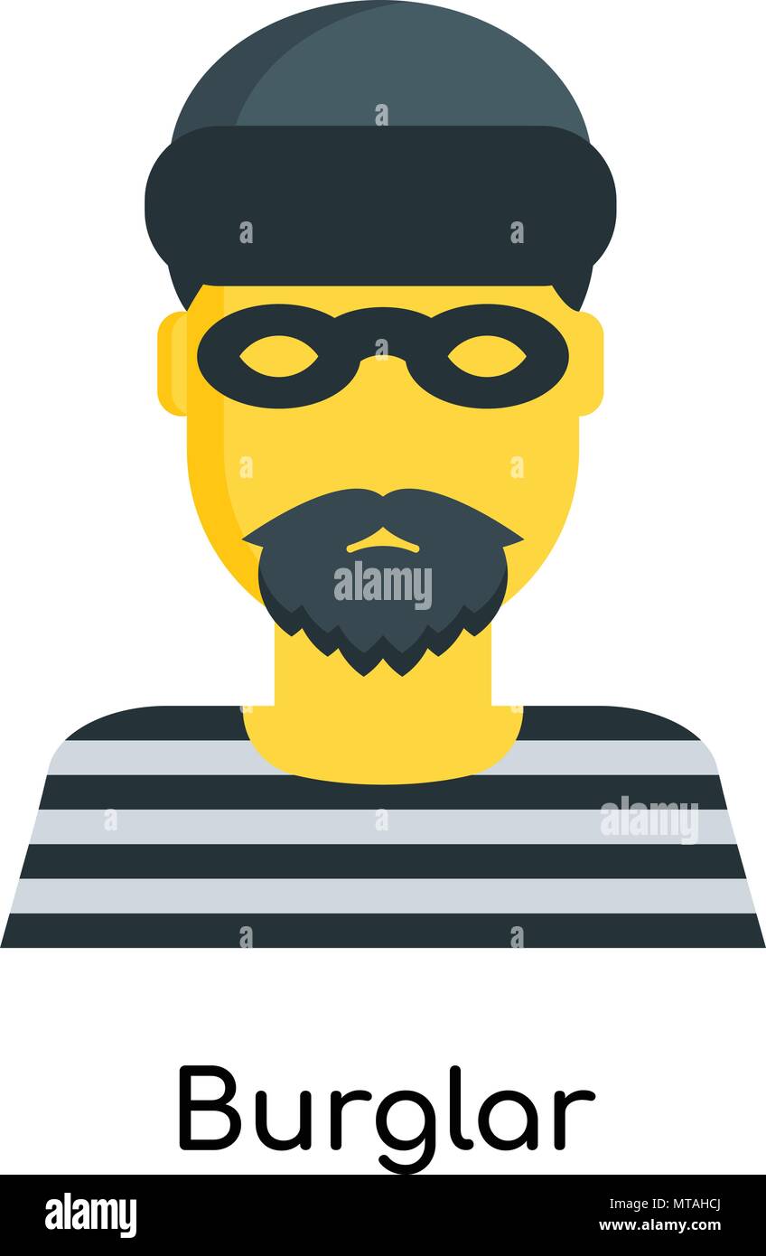 Burglar icon isolated on white background for your web and mobile app ...