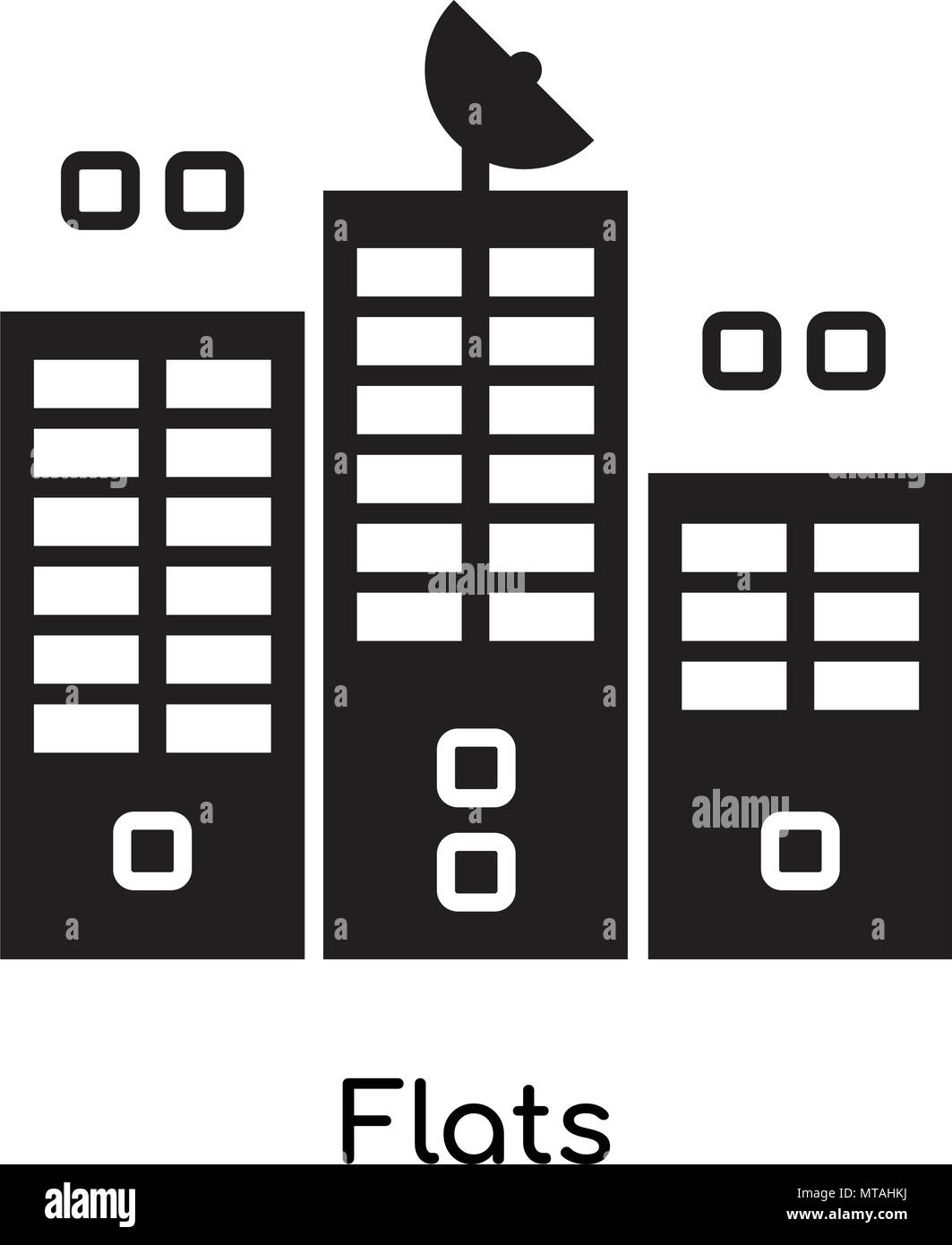 Flats icon isolated on white background for your web and mobile app ...
