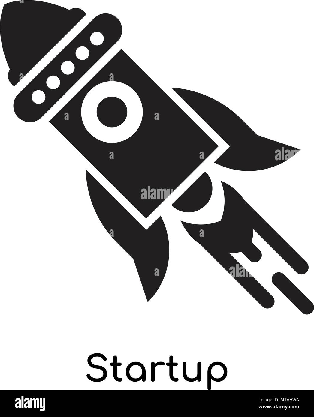 Startup icon isolated on white background for your web and mobile app ...