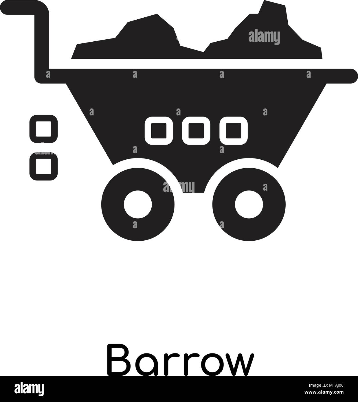 Barrow icon isolated on white background for your web and mobile app ...