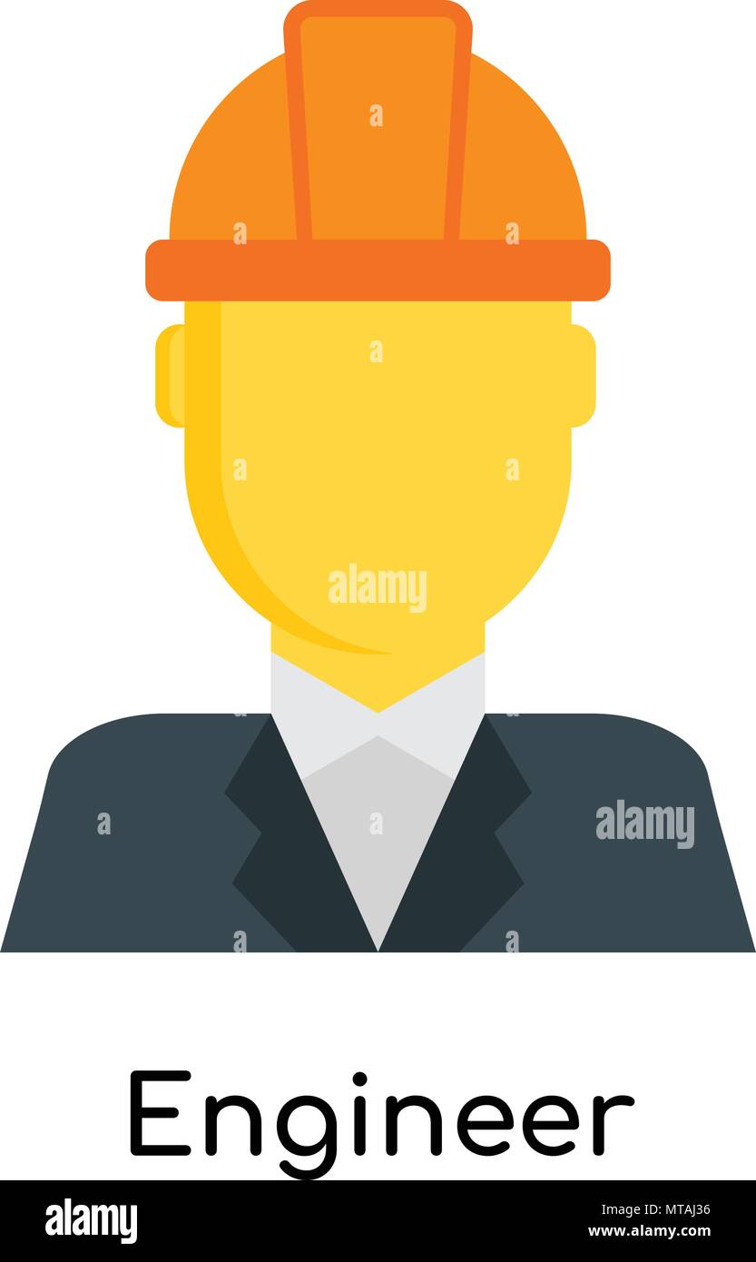 Engineer icon isolated on white background for your web and mobile app ...