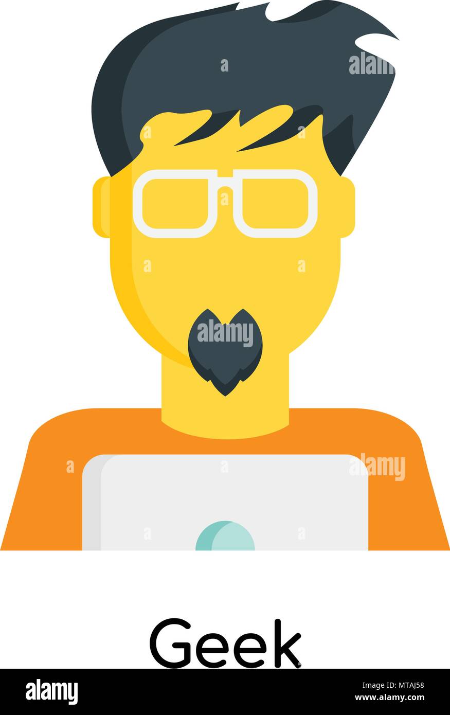 Geek icon isolated on white background for your web and mobile app ...