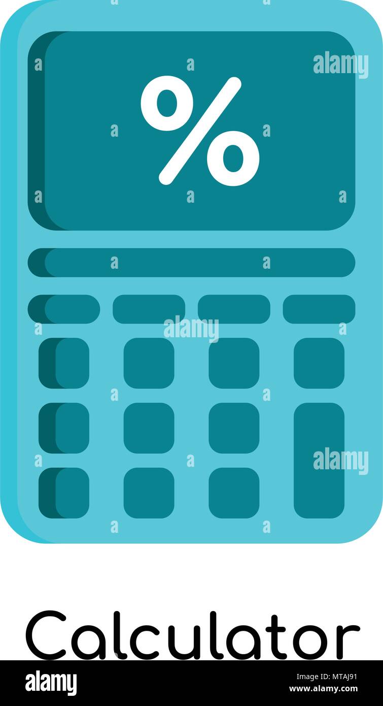 Calculator icon isolated on white background for your web and mobile ...