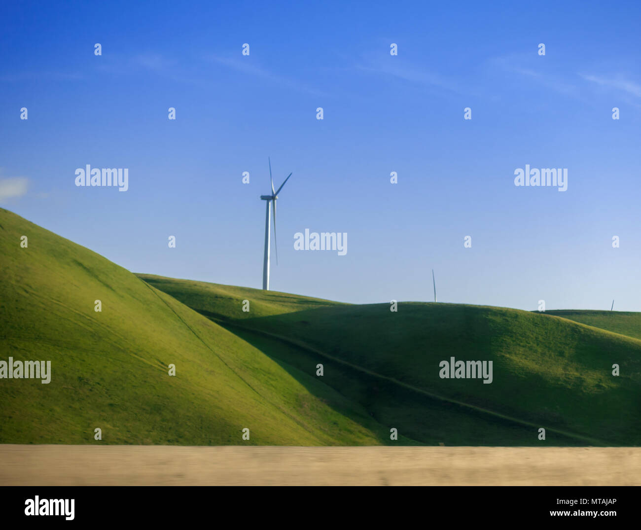 Giant Wind Turbine in Unites States of America Stock Photo - Alamy
