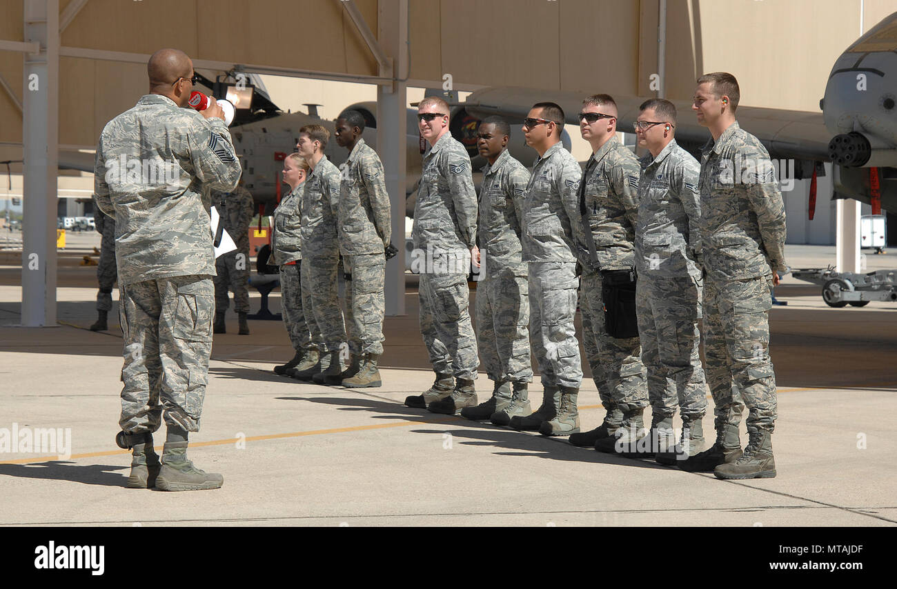 U.S. Air Force Chief Master Sgt. Theodis Bell, 355th Maintenance Group ...