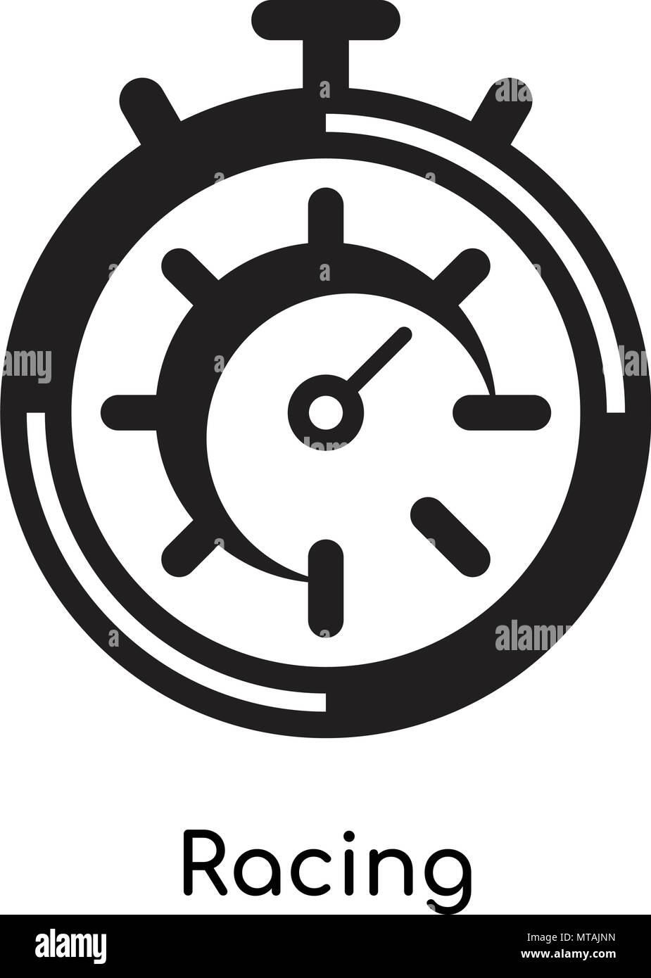 Racing icon isolated on white background for your web and mobile app ...