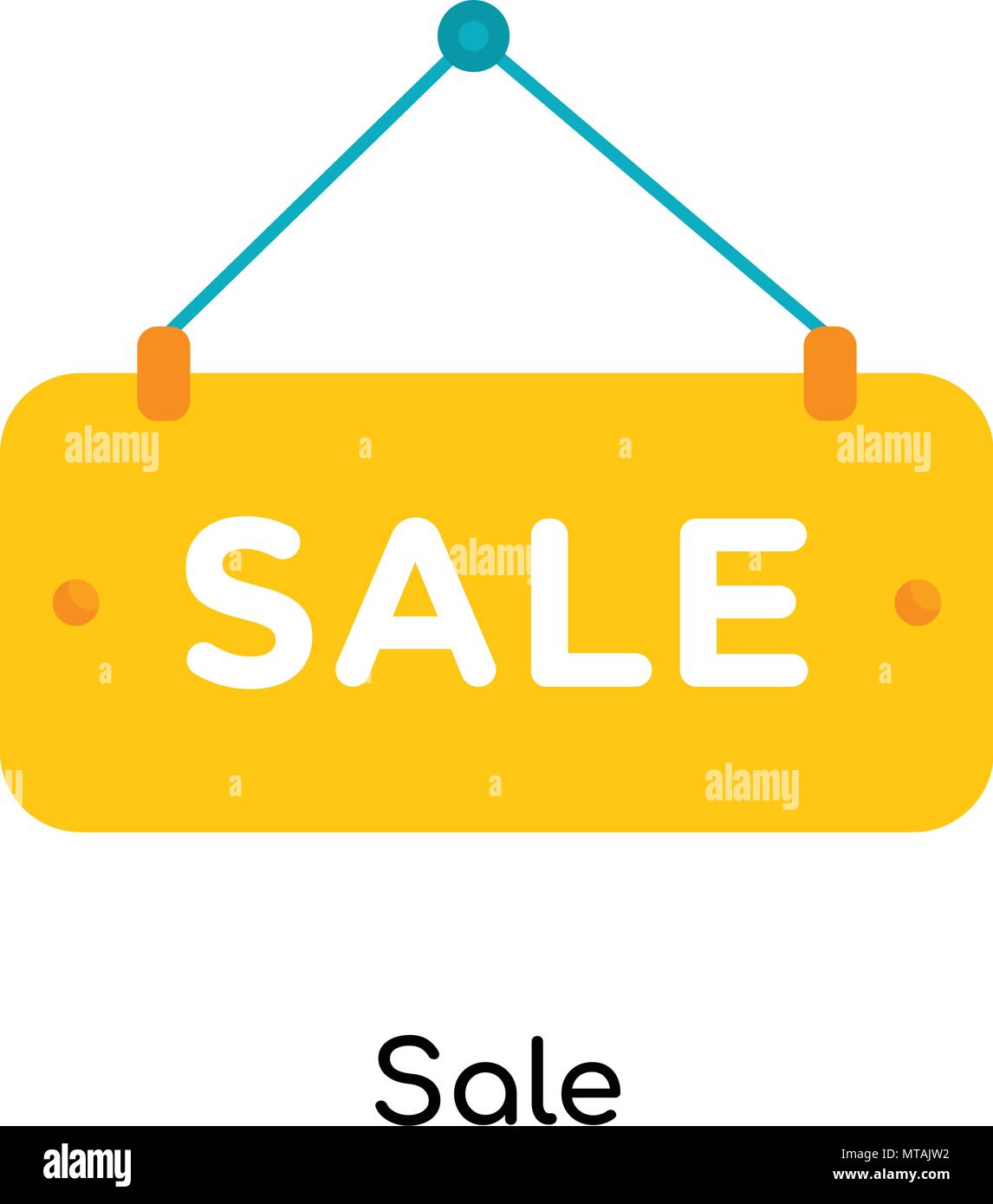 Sale sign icon isolated on white background for your web and mobile app ...