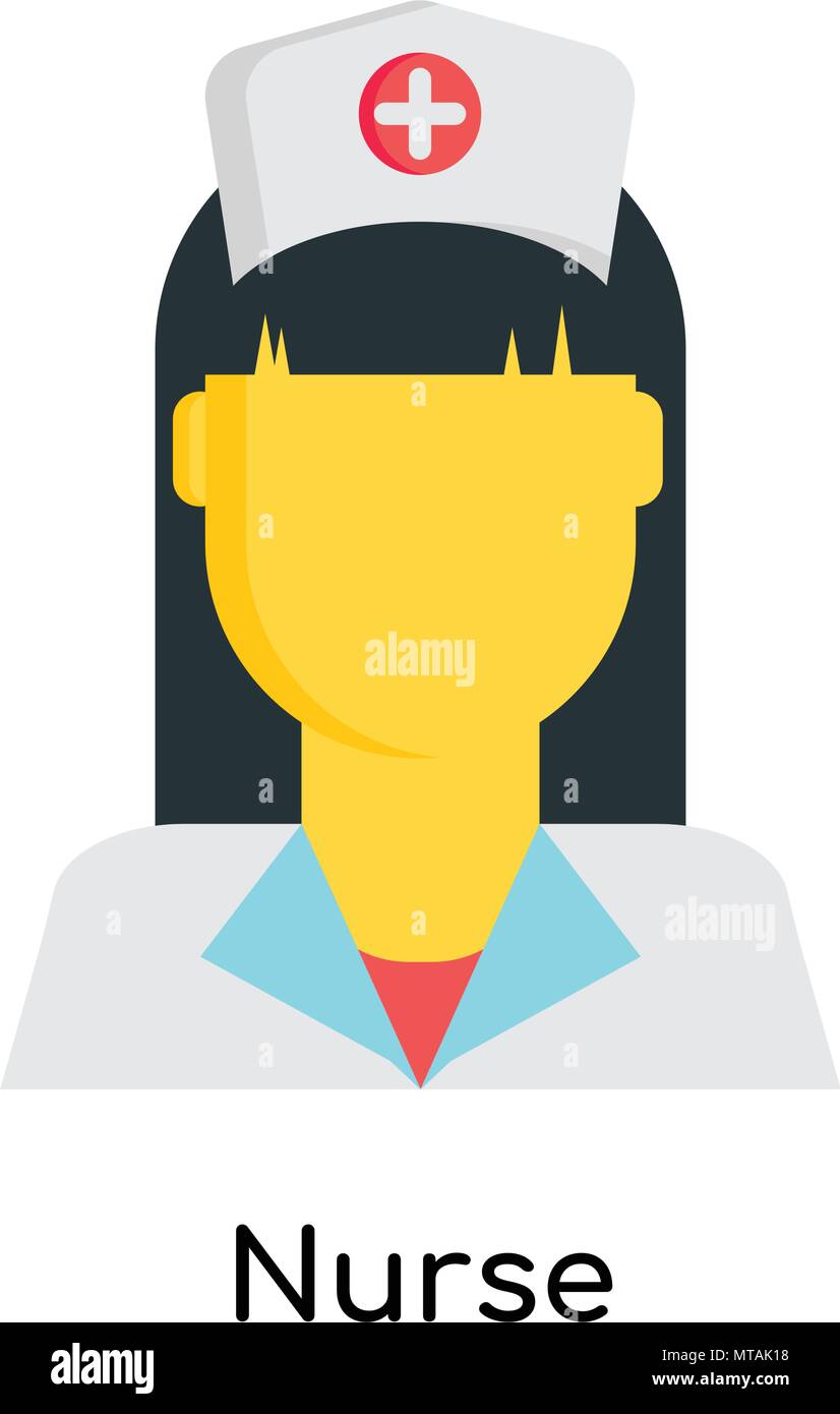 Nurse icon isolated on white background for your web and mobile app ...