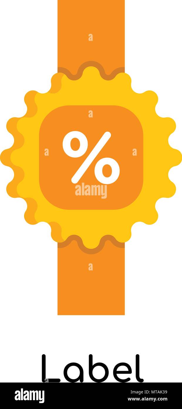 Label icon isolated on white background for your web and mobile app ...