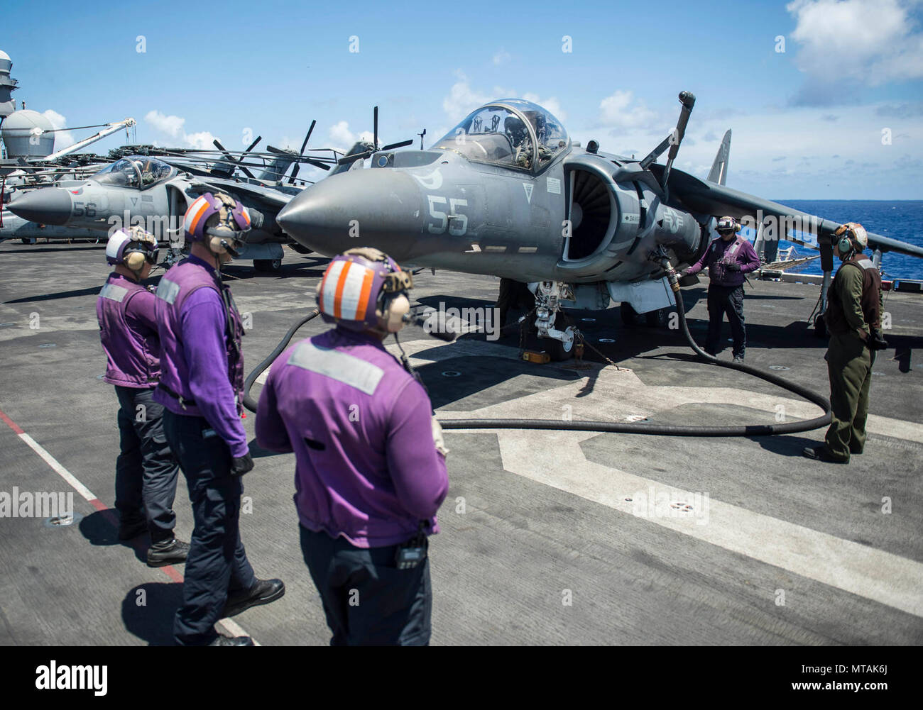PACIFIC OCEAN (April 21, 2017) Aviation Boatswain’s Mates (Fuels ...