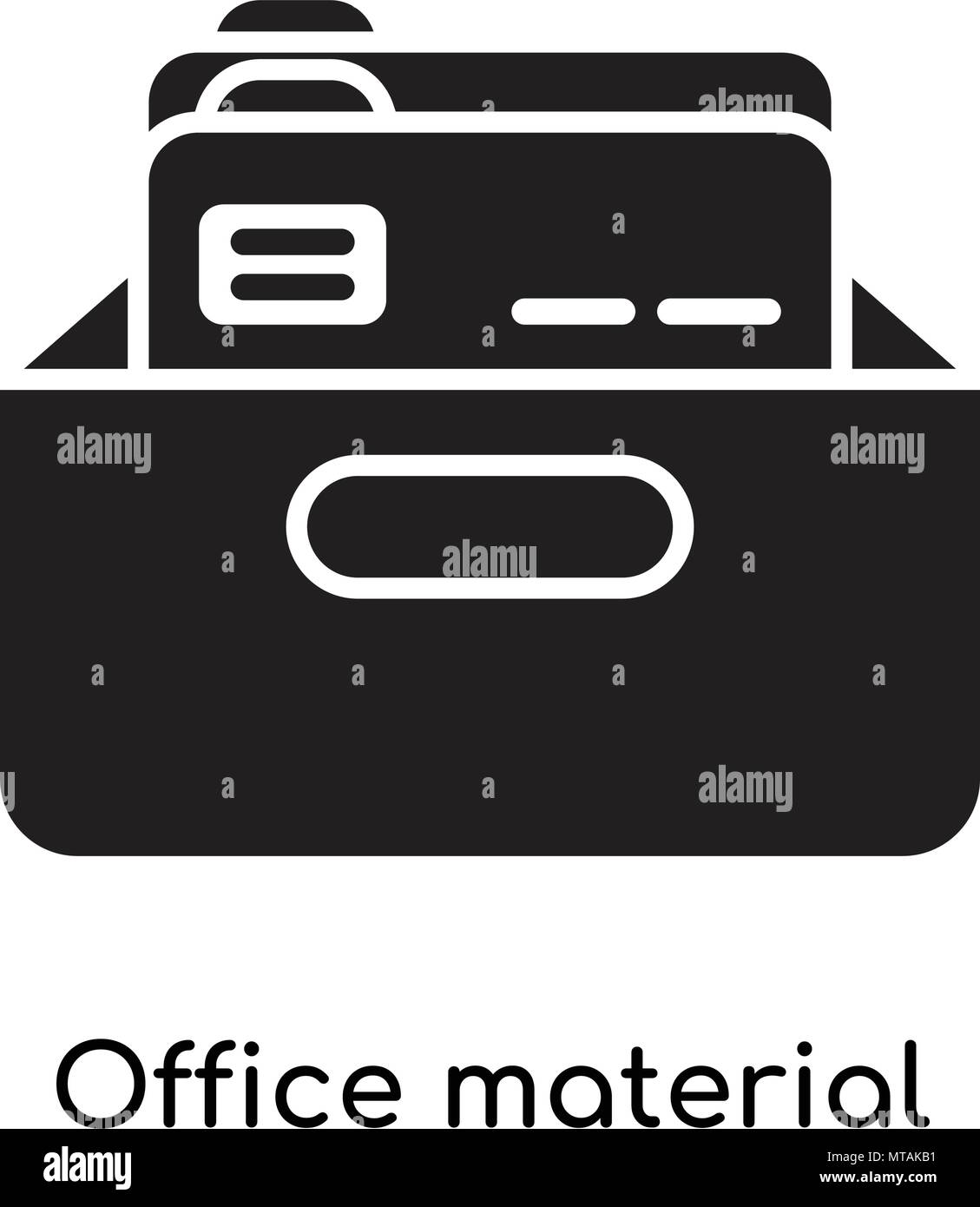 Office material icon isolated on white background for your web and ...