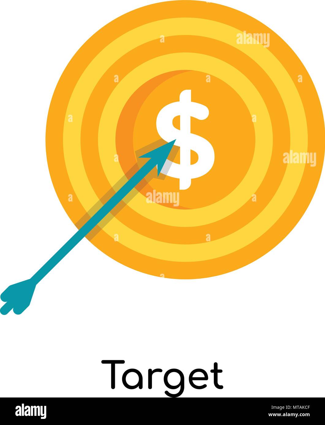 Target icon isolated on white background for your web and mobile app ...