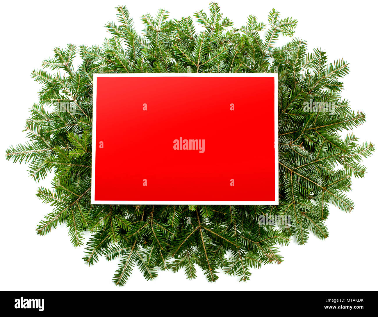 Blank white card pine hi-res stock photography and images - Alamy