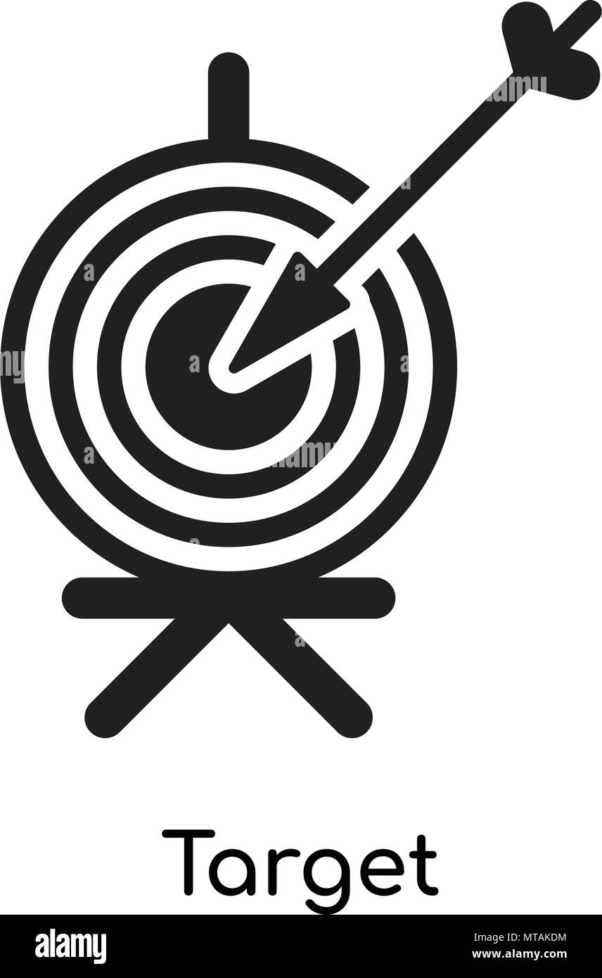 Target icon isolated on white background for your web and mobile app ...