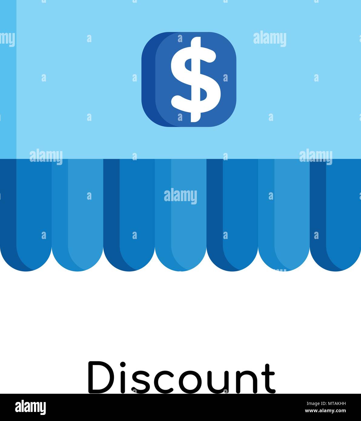 Discount icon isolated on white background for your web and mobile app ...