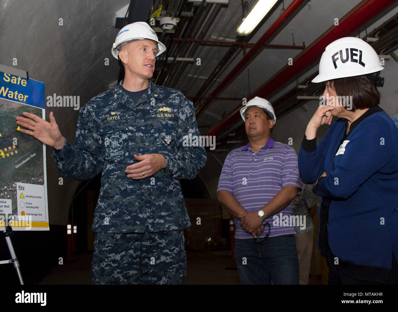 PEARL HARBOR (April 21, 2017) Capt. Richard Hayes, commanding officer ...