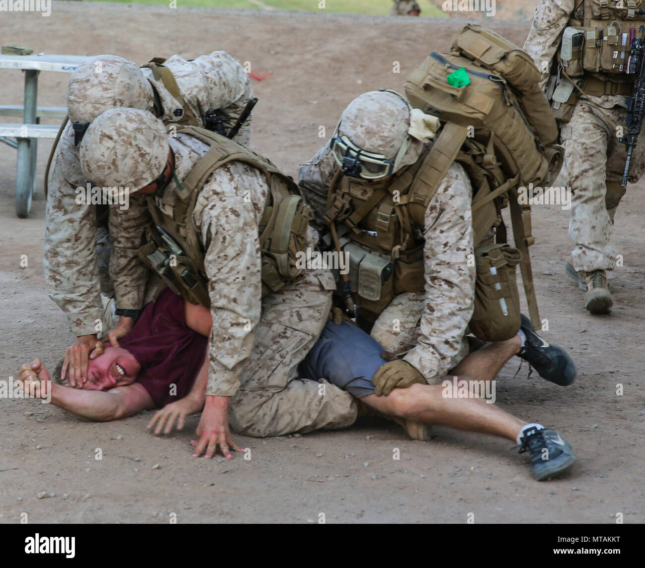 Marines supporting Marine Aviation Weapons and Tactics Squadron (MAWTS ...