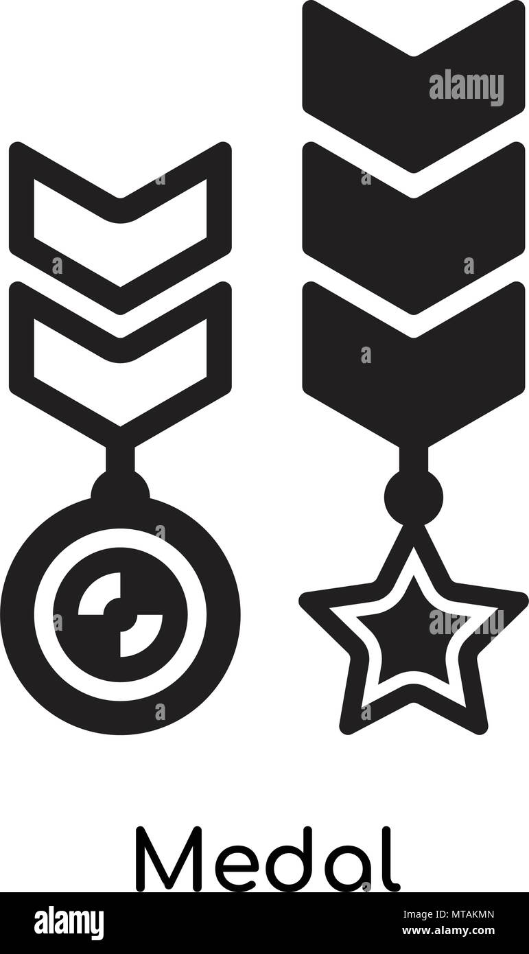 Medal icon isolated on white background for your web and mobile app ...