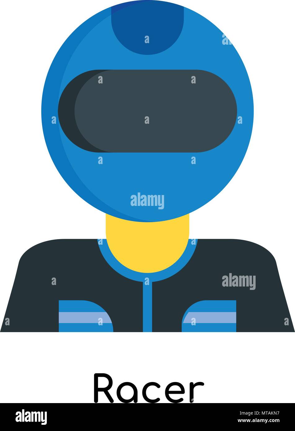 Racer icon isolated on white background for your web and mobile app ...