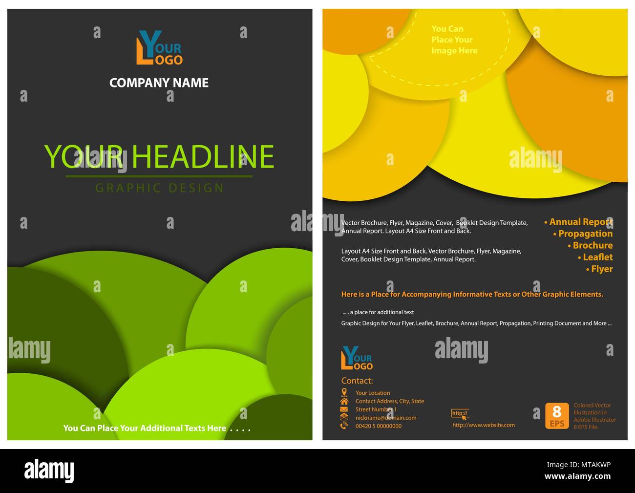 Leaflet design hi-res stock photography and images - Alamy