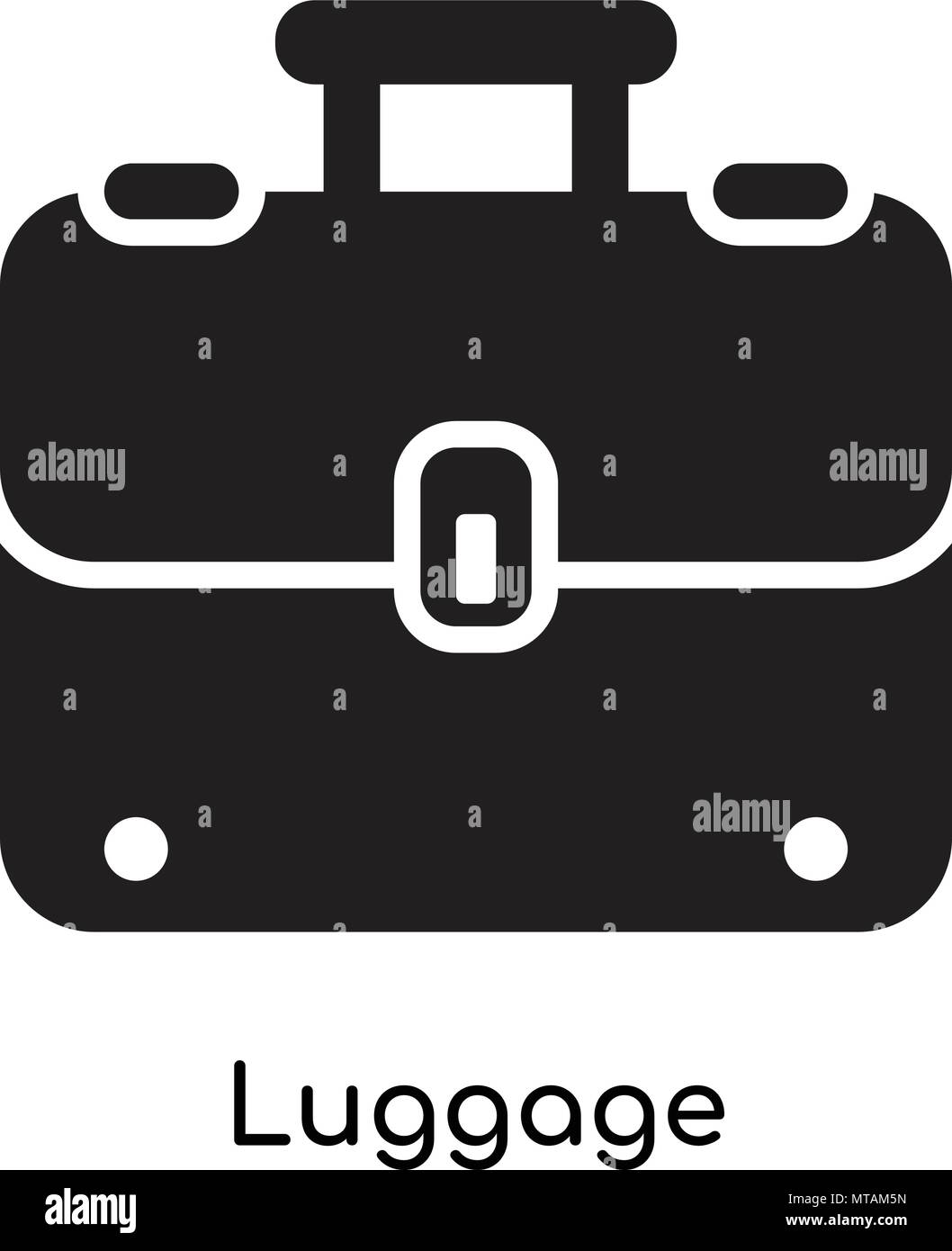 Luggage icon isolated on white background for your web and mobile app ...