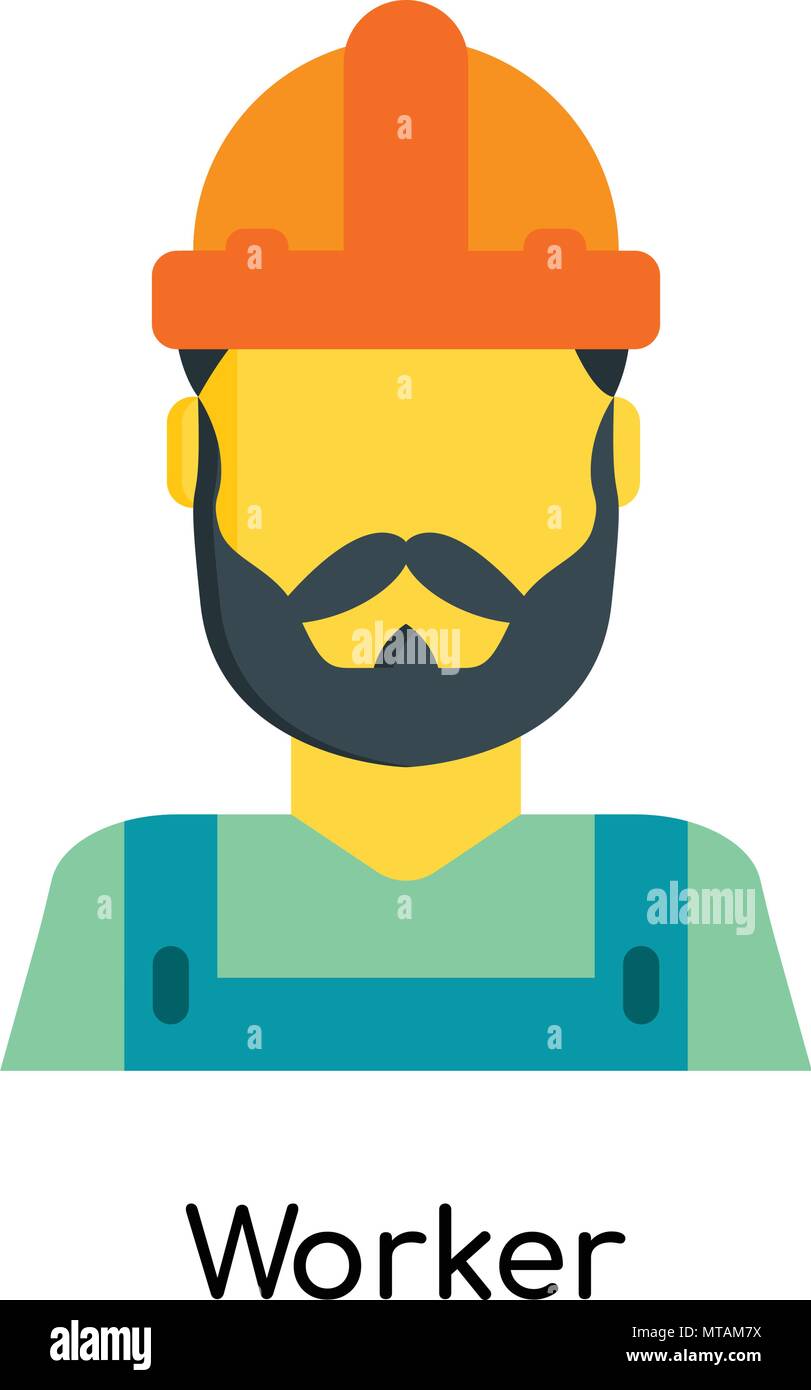 Worker icon isolated on white background for your web and mobile app ...