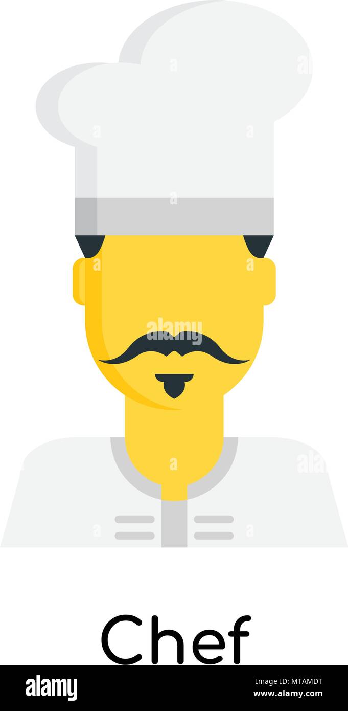 Chef icon isolated on white background for your web and mobile app ...